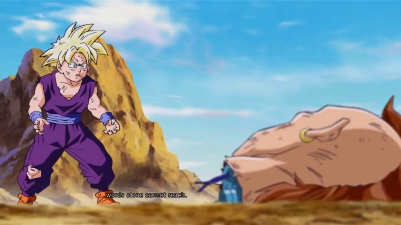 Ultimate gohan vs cell - YouTube