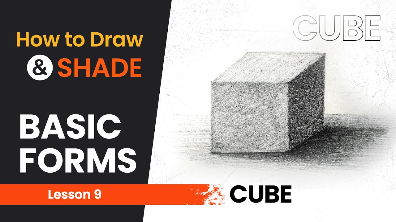 How to Draw a Cube and Cuboid step by step || Draw and Shade a Cube ...