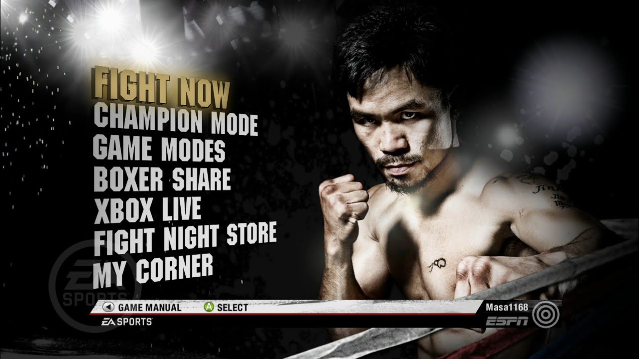 (xbox series) (EA) Fight Night Champion Full HD 1080/60p Manny Pacquiao ...