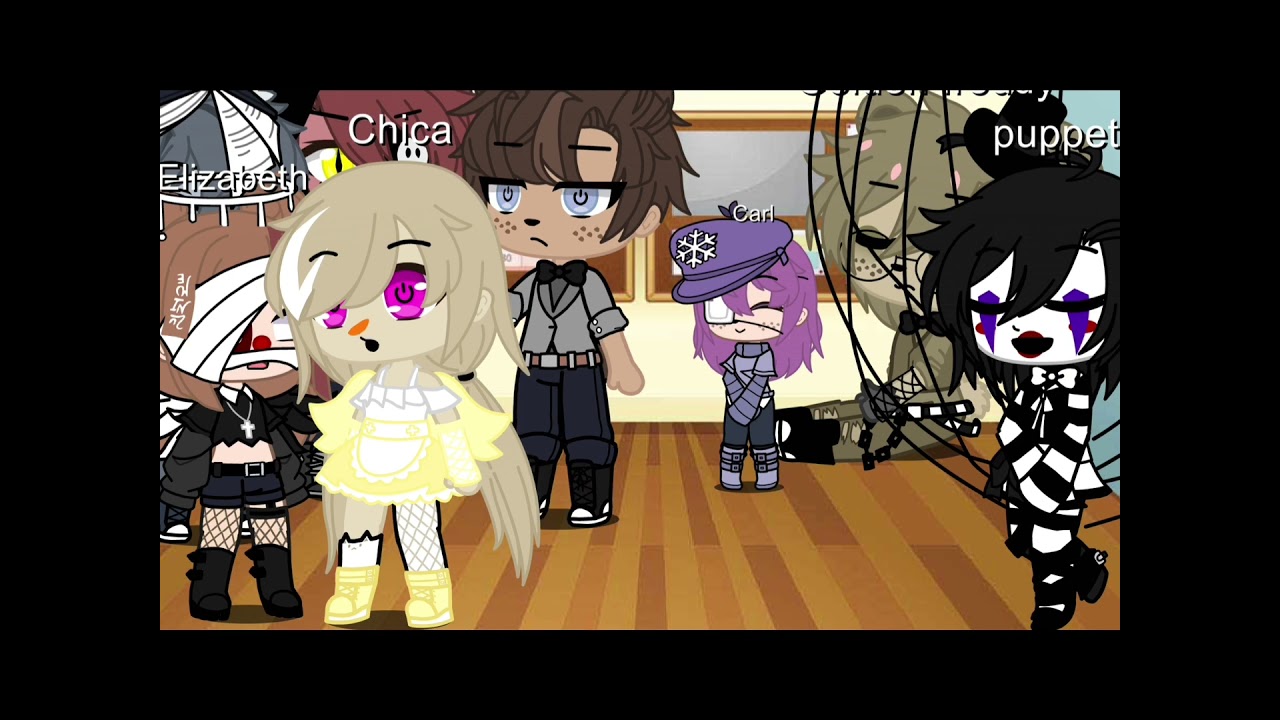Elizabeth Afton Stuck In A Room With Fnaf 1 For 24 Hours Elizabeth X Gabriel Youtube