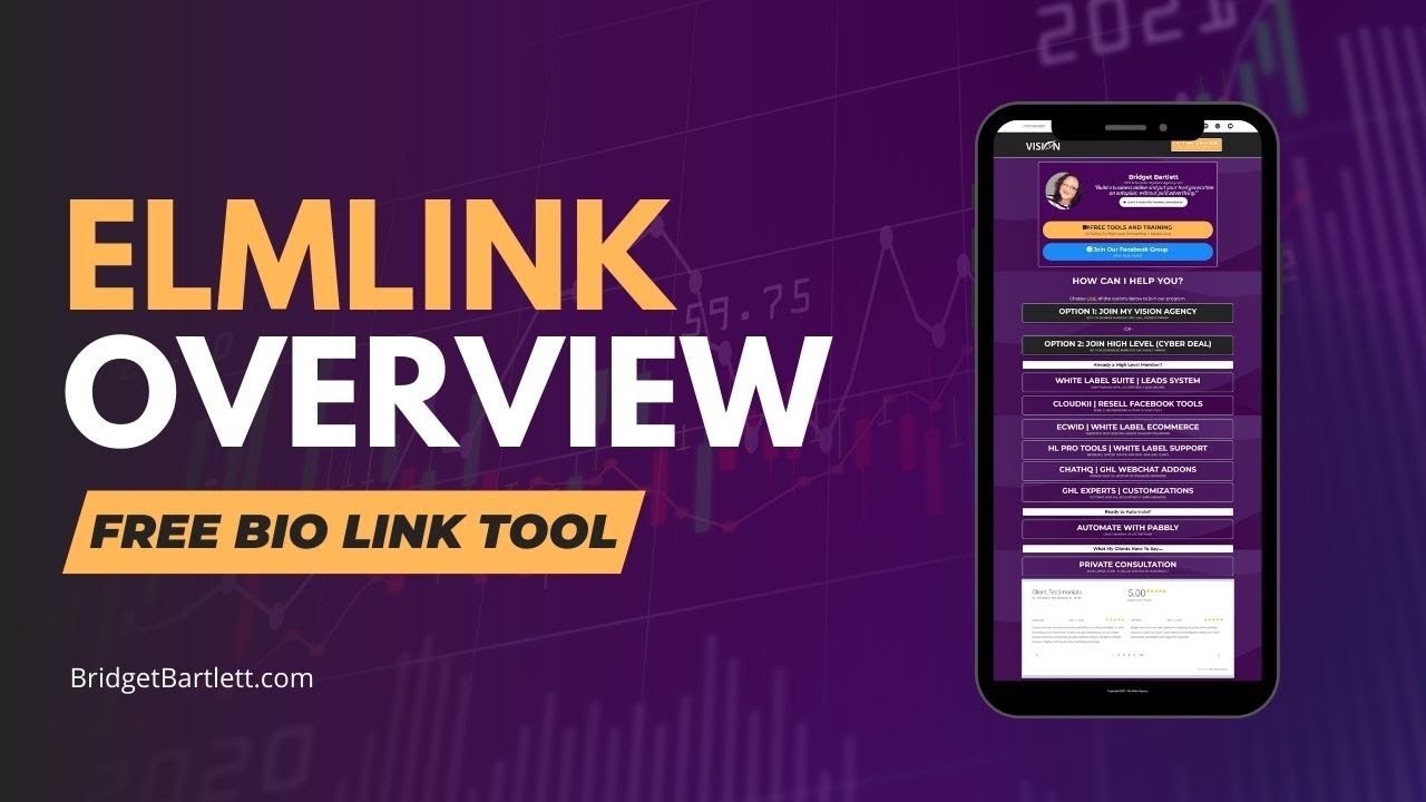 ELMLink Overview | Free Bio Link Tool - YouTube