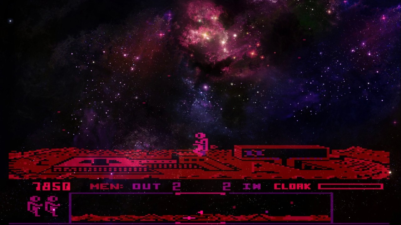 Dropzone on the C64 with a nebula picture filter - YouTube