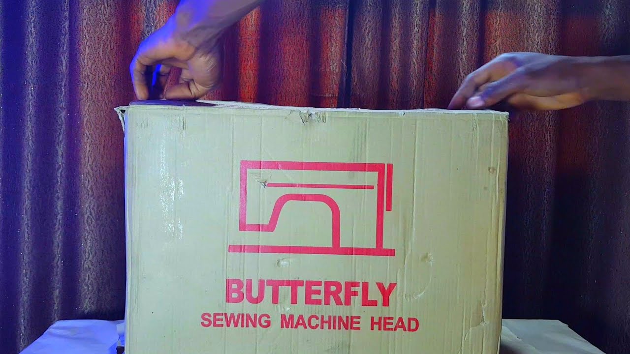 How to install a butterfly sewing machine - YouTube