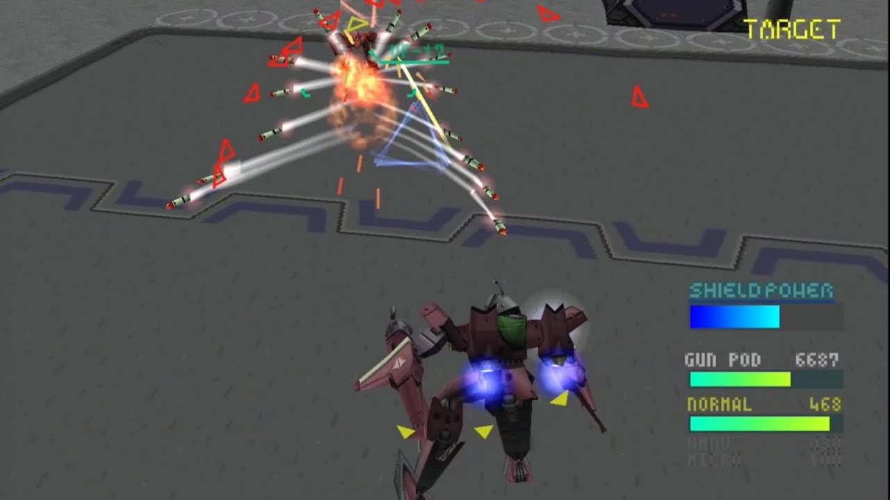 RETRO GAME PSX MACROSS VFX-2 MISSION 07 PINOCCHIO [ VA-3M " Ivander ...