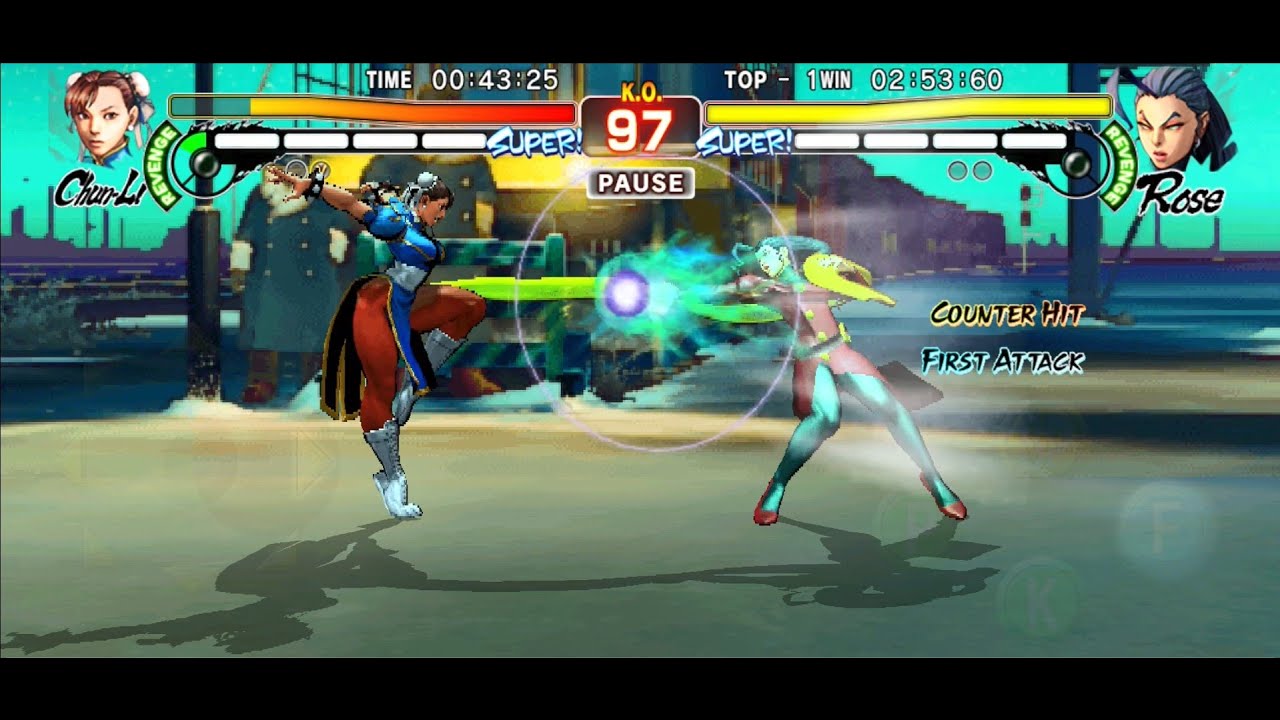 Street Fighter Chun Li VS Rose Street Fighter 1000 - YouTube