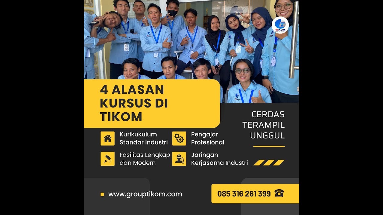 kursus dan pelatihan komputer bersertifikat - YouTube