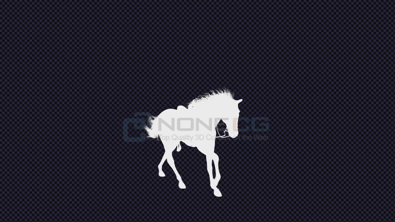 Horse Silhouette Canter Animation - YouTube