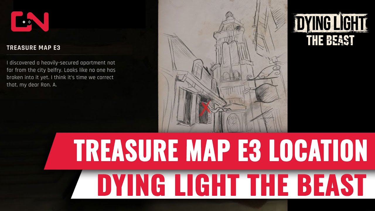 Dying Light The Beast Treasure Map E3 Location - YouTube