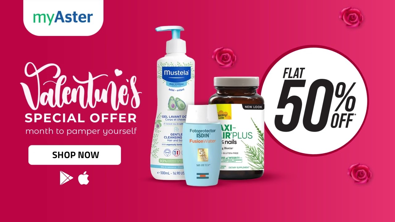 Pamper yourself with myAster! Avail flat 50% on your favorite beauty ...