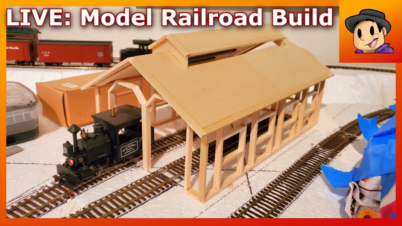 LIVE: Working On My Model Railroad - YouTube