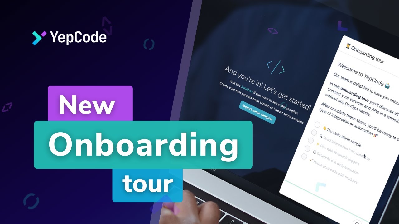 YepCode new onboarding tour - YouTube