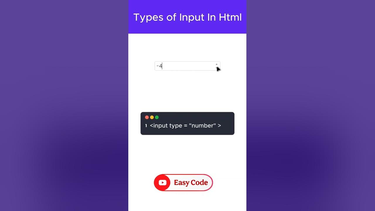All Input Tag in HTML in One video 📷 #coding #codinglife #codingtutorial #css #webdesign #up # ...