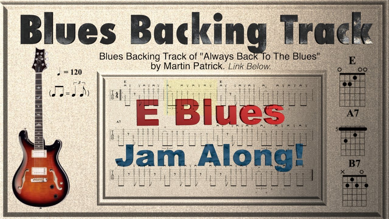 Blues guitar backing Track. Blues Guitar Jam. - YouTube