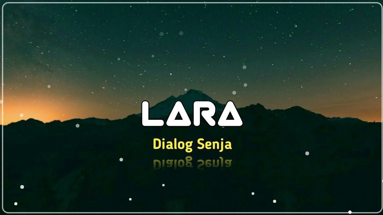 Lara - Dialog Senja ( Lirik ) Cover Seivabel - YouTube Music