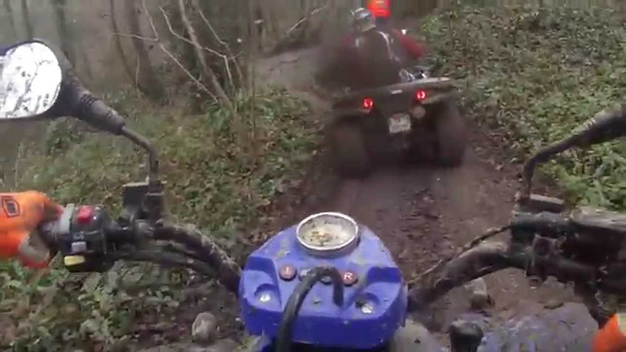 Sortie Quad - [Terrain+Chemin] - YouTube