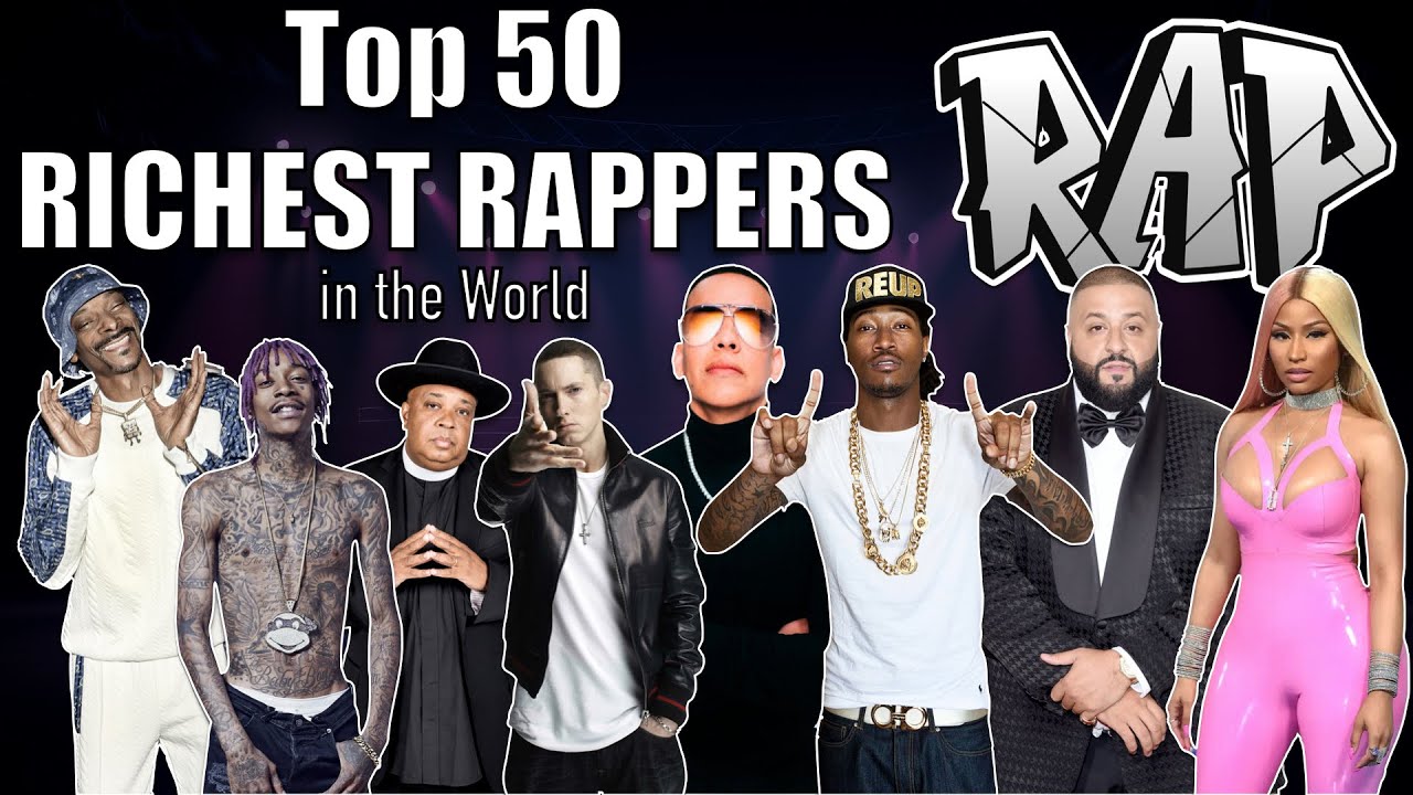 TOP 50 RICHEST RAPPERS in the World 2023 - YouTube