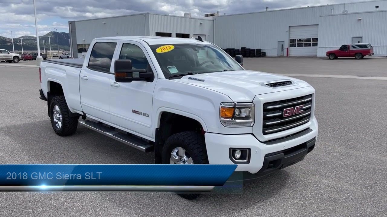2018 GMC Sierra SLT Butte Anaconda Helena Bozeman Dillon Missoula - YouTube