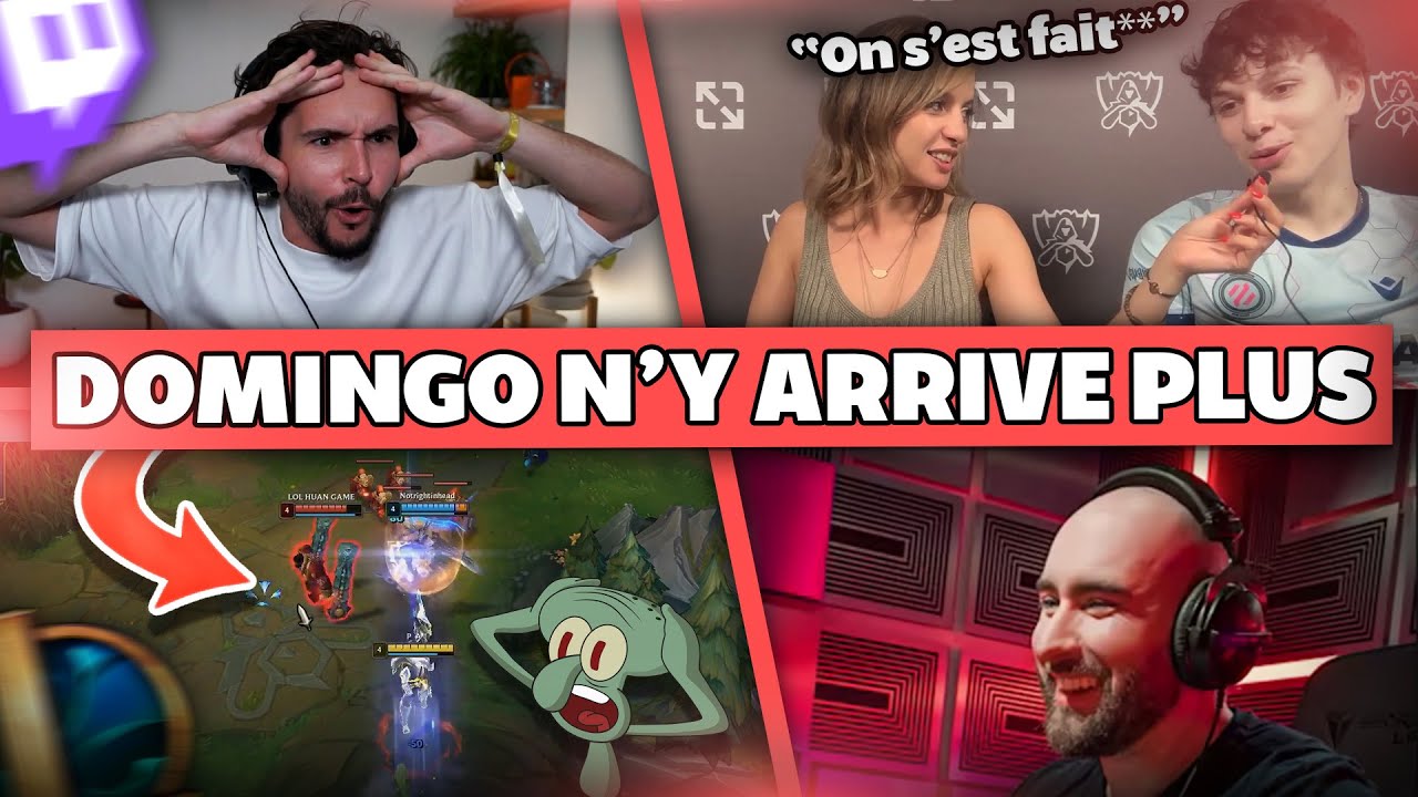 DOMINGO N'ARRIVE PLUS À JOUER, ADAM DIT LES TERMES - Best of LoL #442 ...