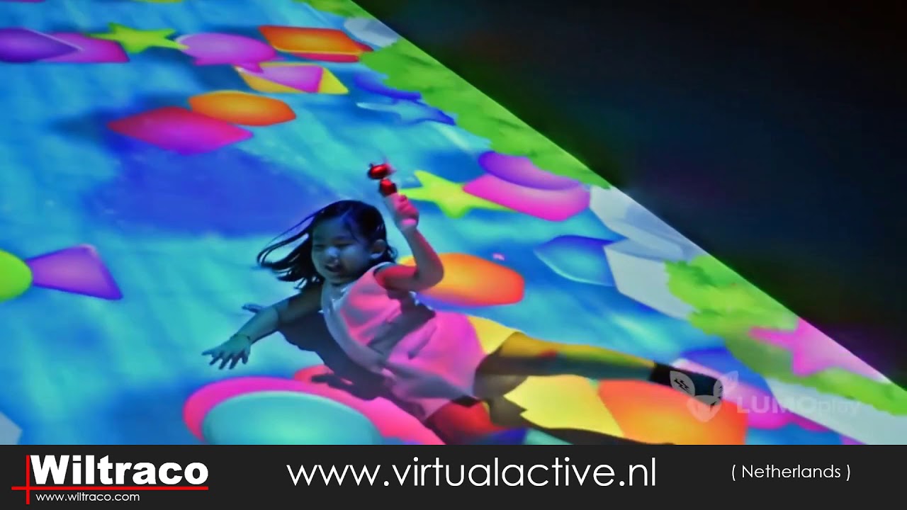 Interactieve muur Fit4Vit - YouTube