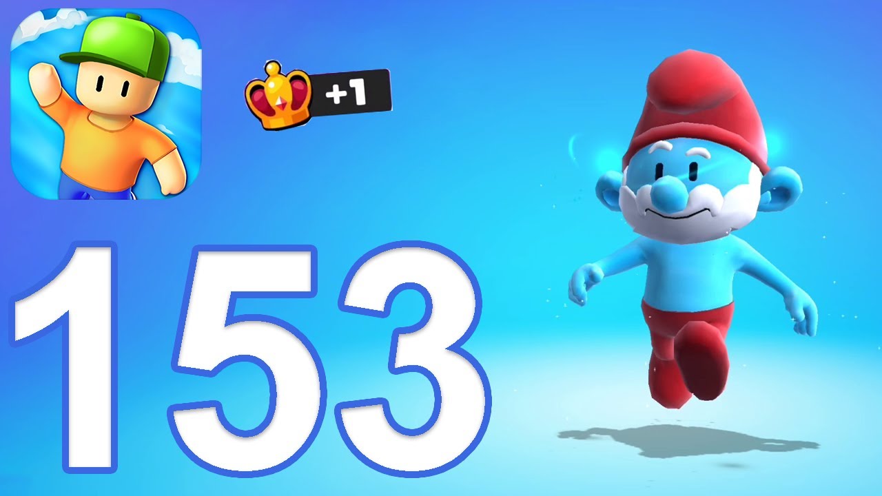 Stumble Guys - Gameplay Walkthrough Part 153 - PAPA SMURF (iOS, Android ...