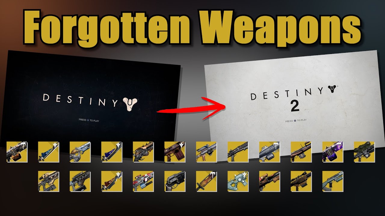 Bringing Destiny 1 Exotics into Destiny 2 (Weapon Edition) - YouTube