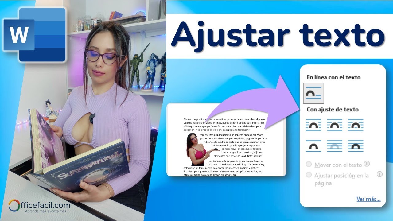 Ajustar imágenes en #word | ajustar textos - YouTube