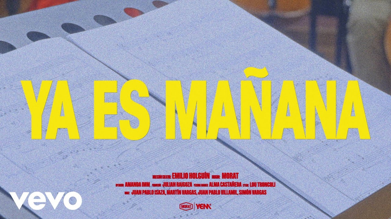 Morat - Ya Es Mañana (Lyric Video) - YouTube Music