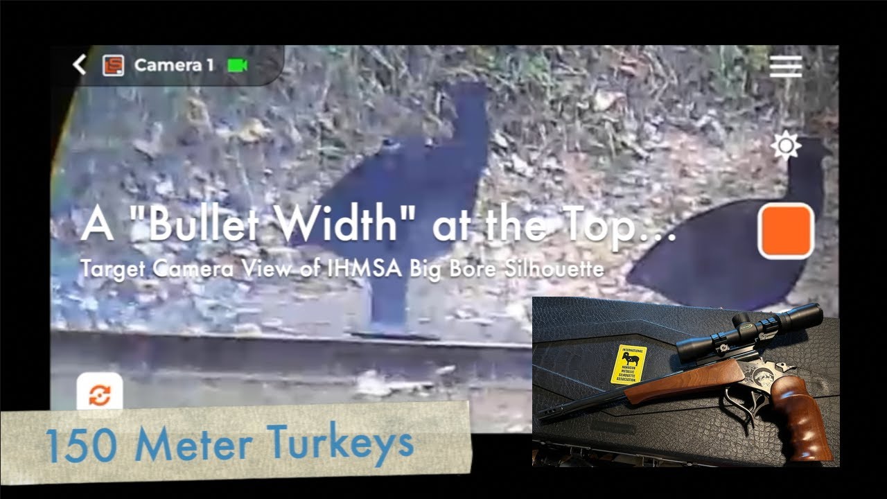 A "Bullet Width" at the Top... | Target Camera View of IHMSA Big Bore ...