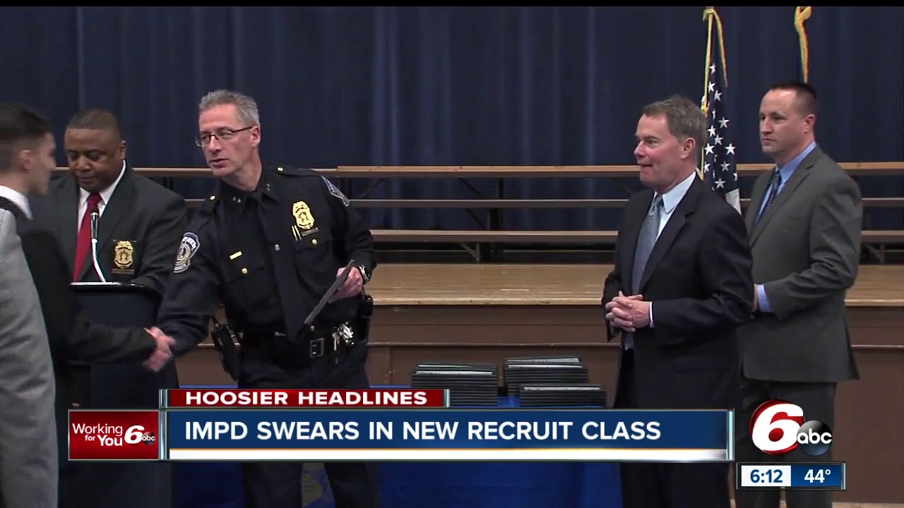 Indianapolis Metropolitan Police Department swears in new recruit class ...