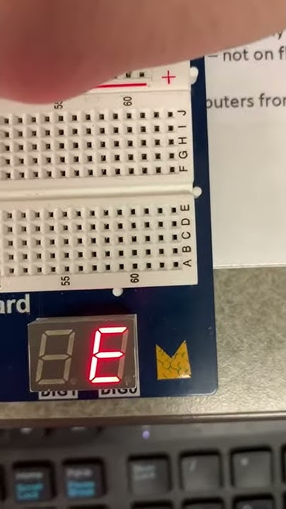 Programming word to 7 segment display - YouTube