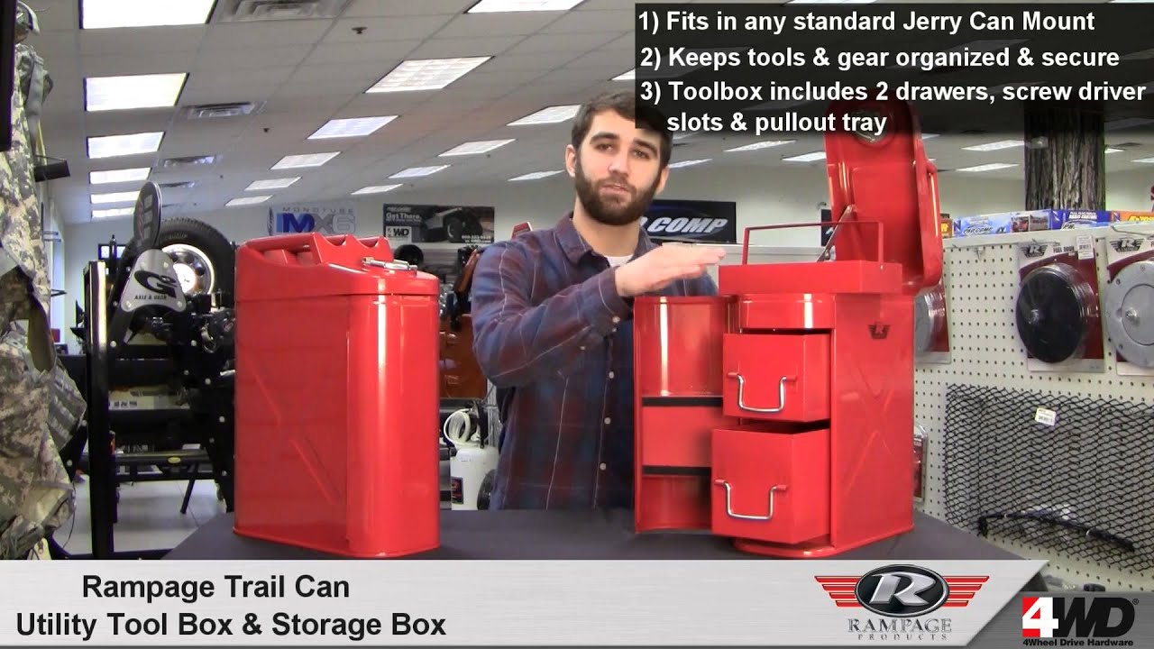 Rampage Trail Can Tool & Storage Boxes - YouTube
