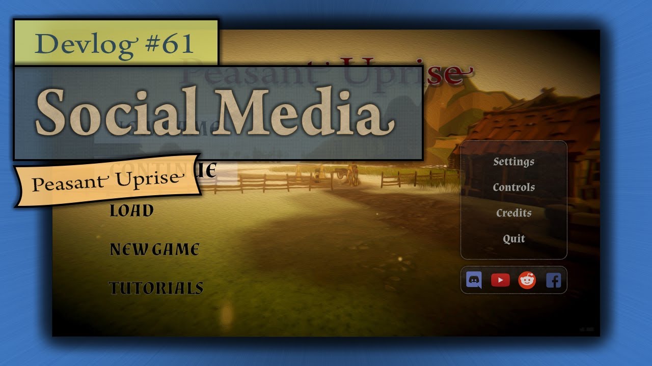 Indie Game Devlog 61 ~ Social Media Youtube