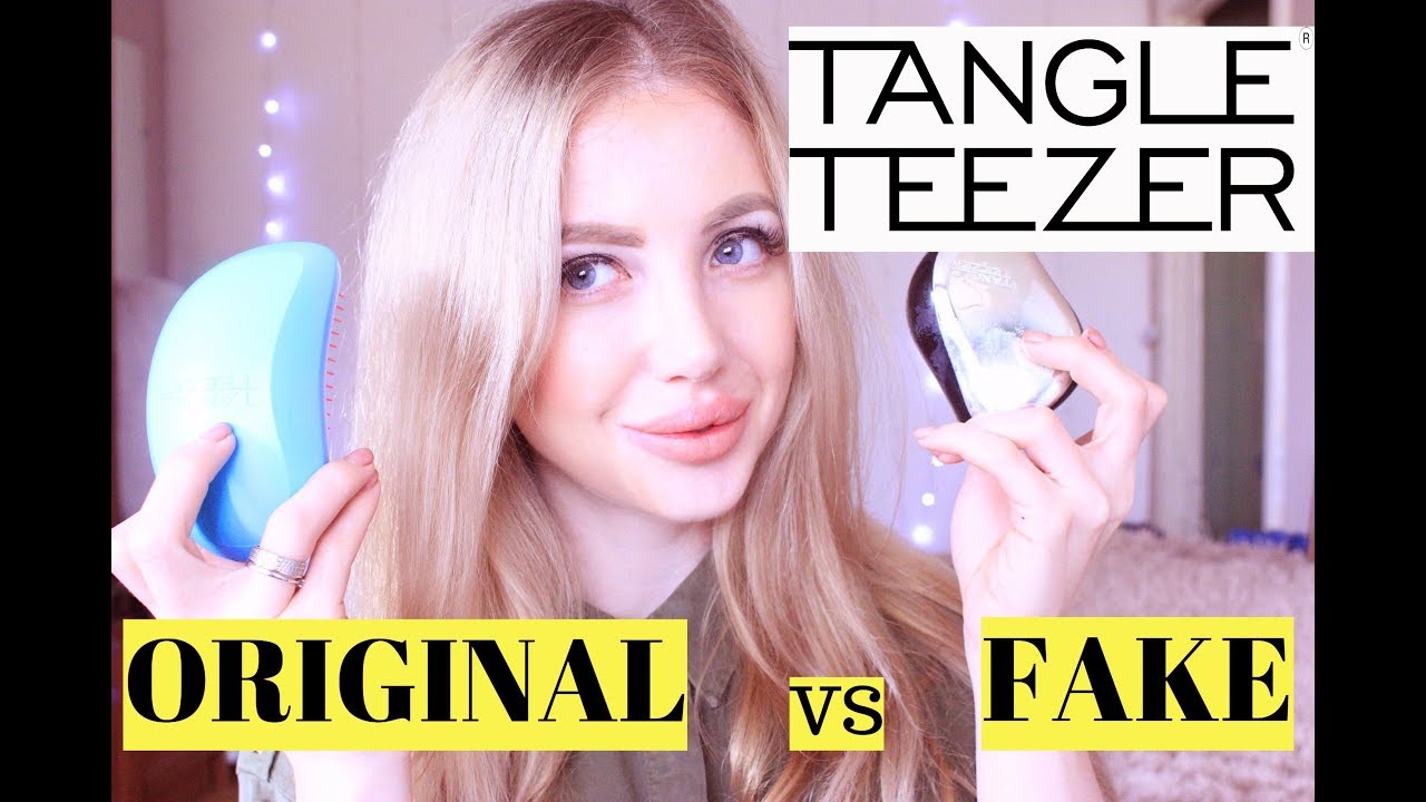 СРАВНЕНИЕ TANGLE TEEZER ОРИГИНАЛ vs КОПИЯ - YouTube