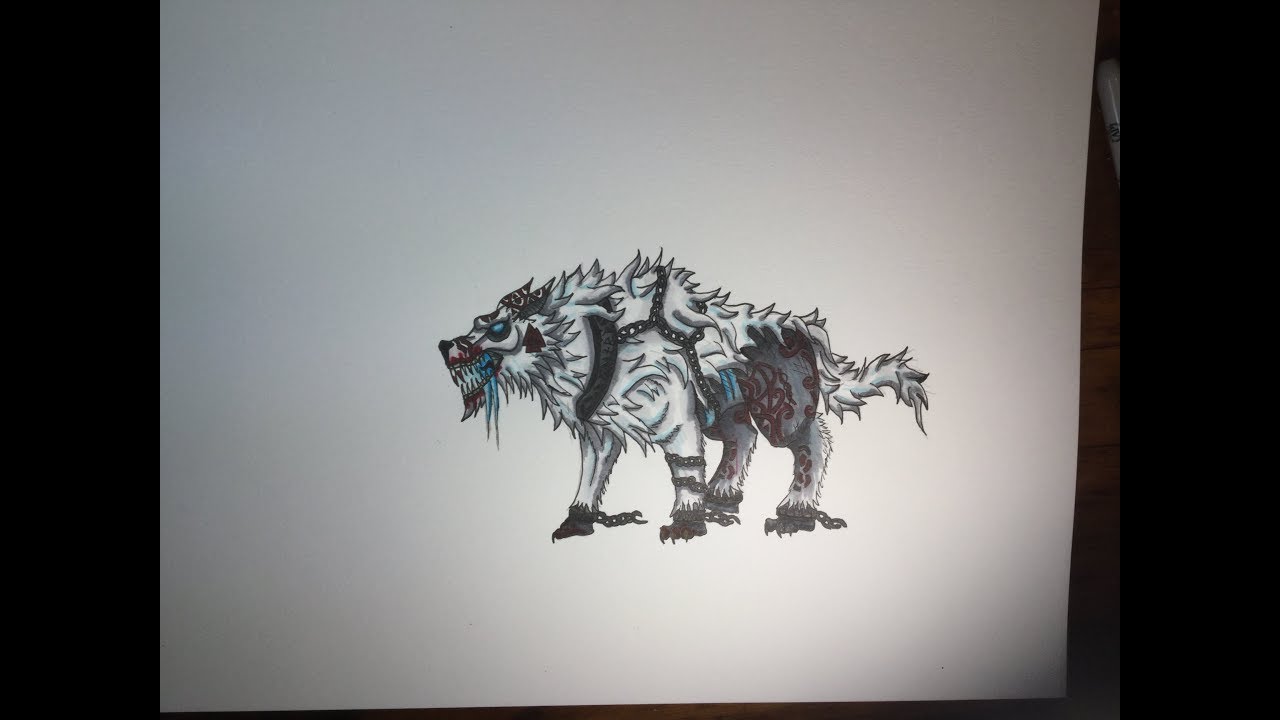 Lets Draw Fenrir - YouTube