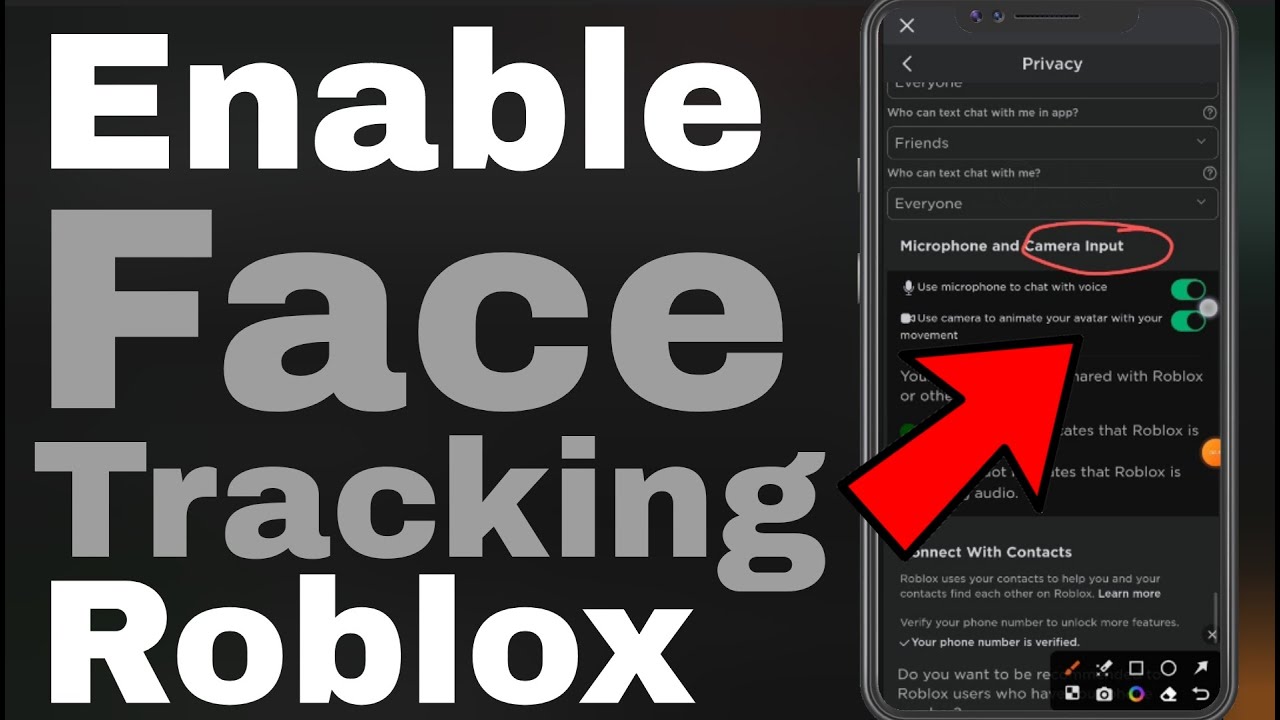 How to get or enable face tracking on roblox mobile - Enabled roblox ...