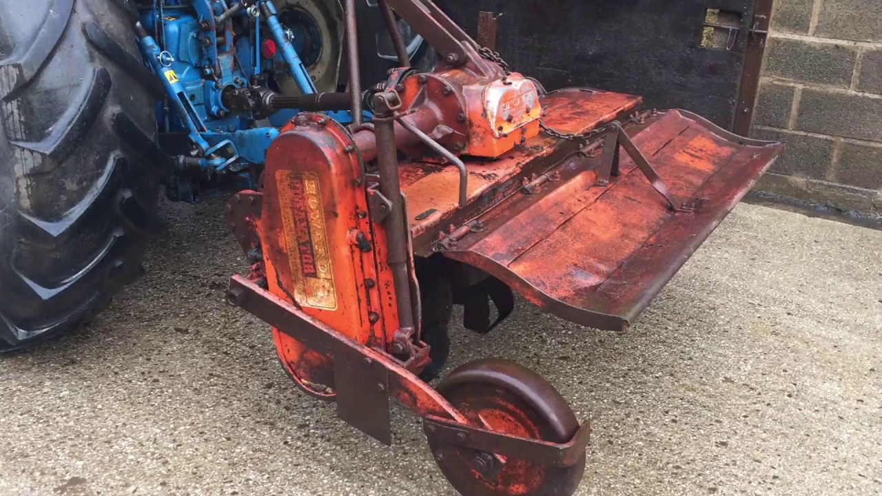 Howard Selectatilth 5ft Rotavator - YouTube
