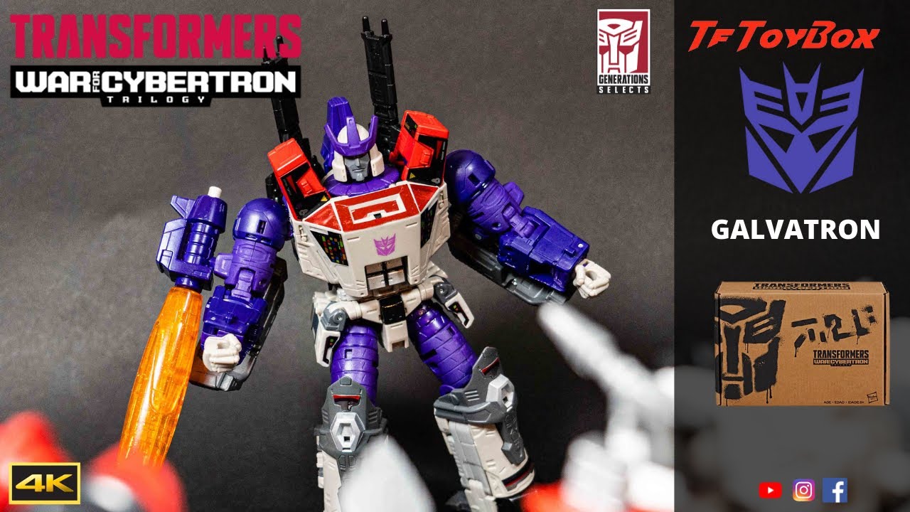 Transformers Selects GALVATRON - Stickers + Review -war for cybertron ...