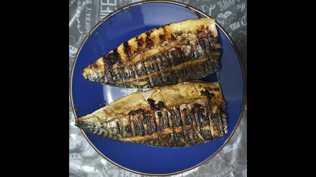 Grilled Saba/ Grilled Mackerel with Teriyaki sauce/ Japanese Grilled ...