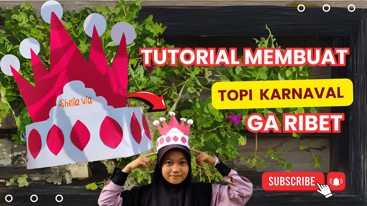 Tutorial membuat topi dari KERTAS MANILA mudah | Tutorial topi karnaval ...