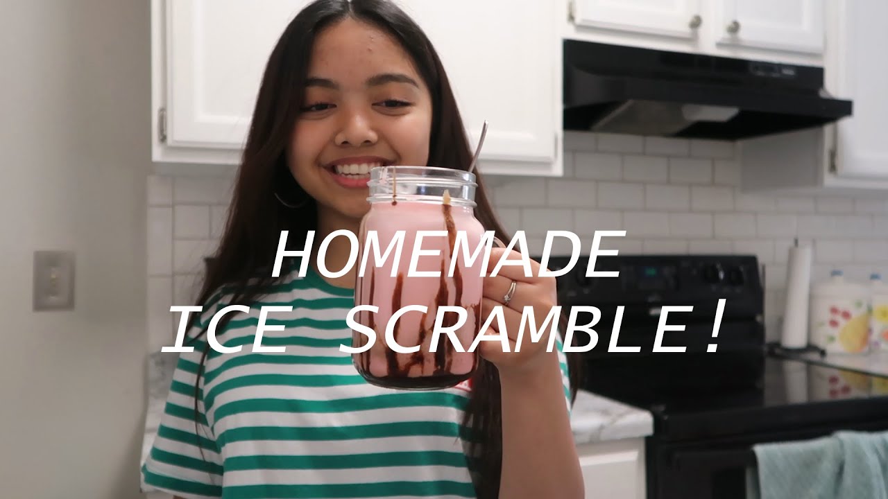 HOW TO MAKE ICE SCRAMBLE 101 WITH ME! - YouTube