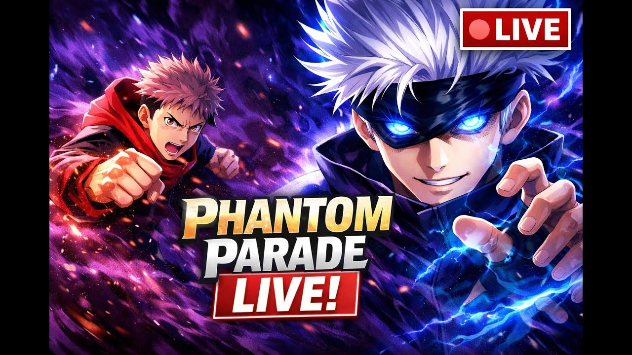 Phantom Parade LIVE Gameplay | Jujutsu Kaisen Mobile Game 🔴 | Best ...