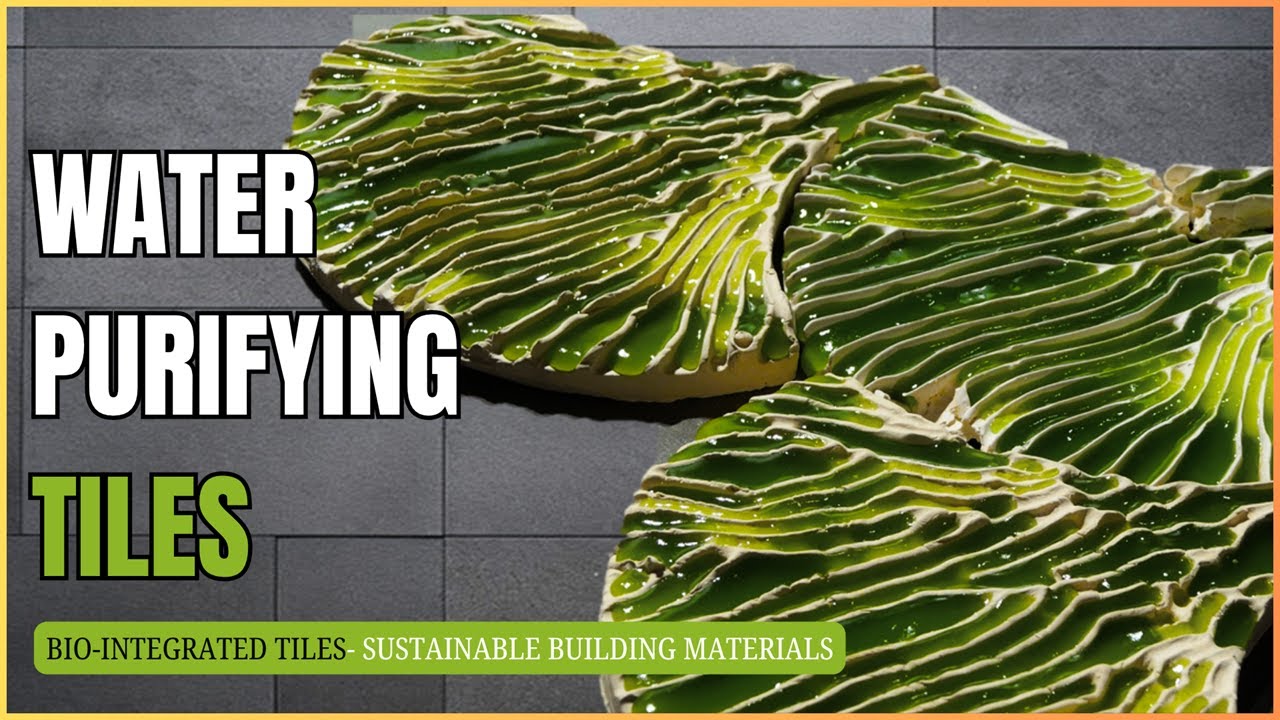 Water Purifying Algae Tiles | Bio-Integrated Tiles # ...