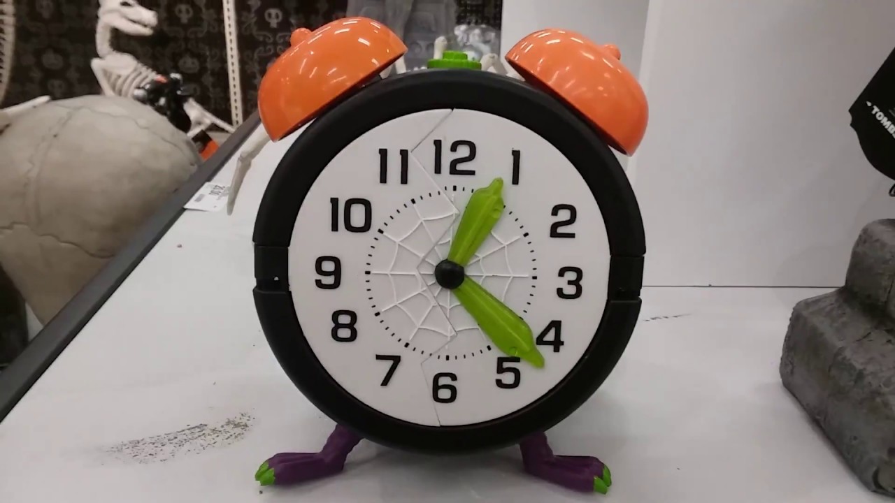 Halloween Alarm Clock - YouTube