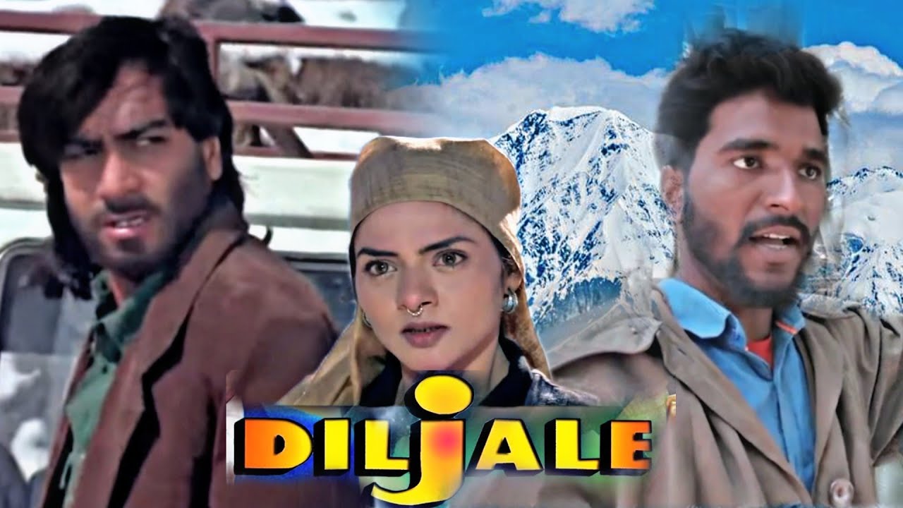 Diljale (1996) | Ajay Devgan | Amrish Puri | Diljale Movie Best Action Scene | Diljale Movie ...