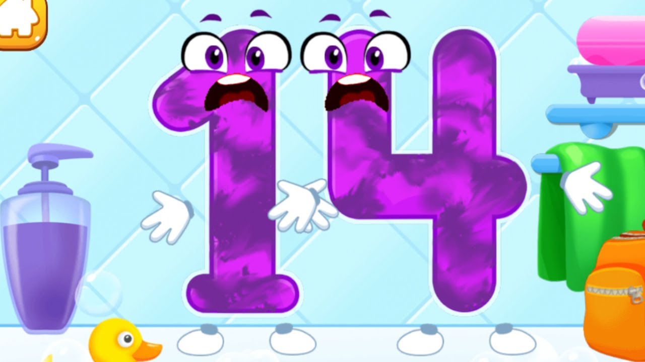 Save the Number 14 - Learn Numbers 123 - Number for Kids - Number 14 ...