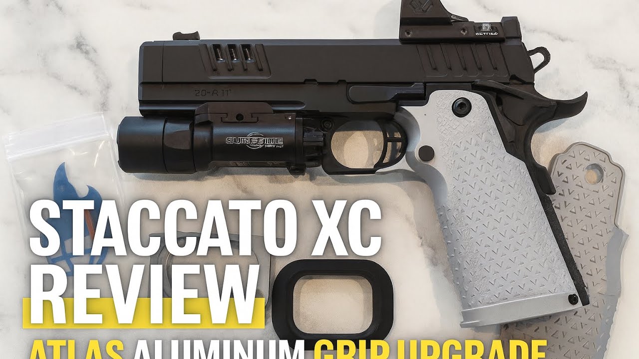 Staccato XC Review | Atlas Aluminum Grip Upgrade, Vortex Defender ST ...