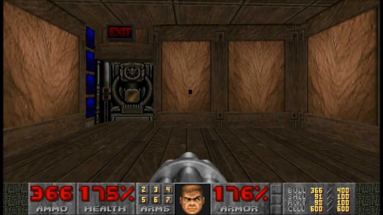 Doom 2 pin-point accuracy with the chaingun - YouTube