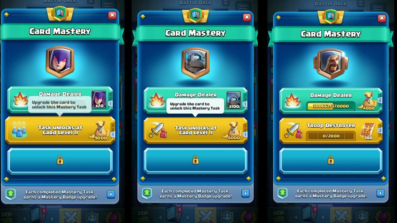 Best deck on card mastery in Clash royale - YouTube