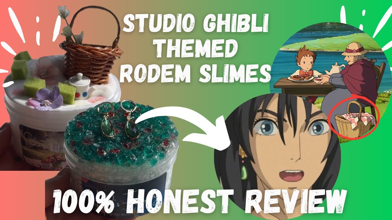 HOWLS MOVING CASTLE THEMED SLIME REVIEW - RODEM SLIMES - YouTube