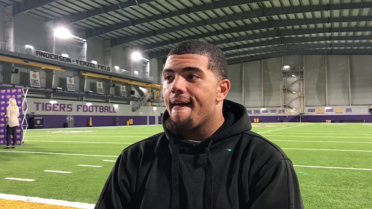 LSU TE Thaddeus Moss talks blocking mentality, Mississippi State trip ...